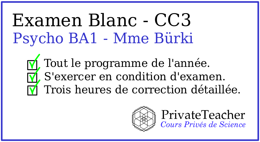 Examen Blanc | PrivateTeacher